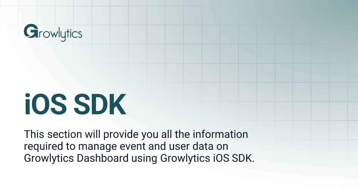 iOS SDK | Growlytics