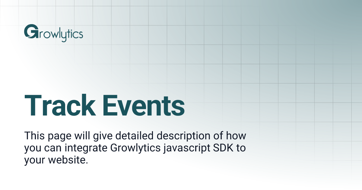 Track Events | Growlytics